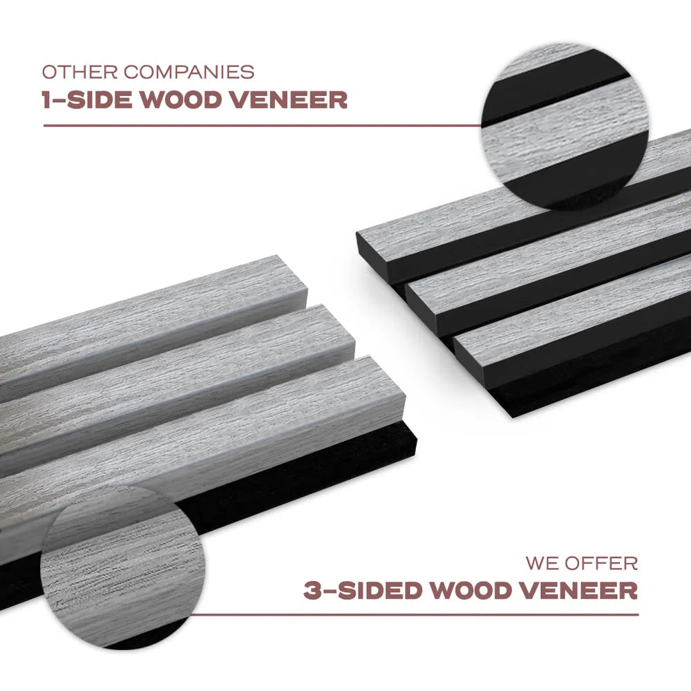 Sample - Wooden Wall Panel | Grey Oak